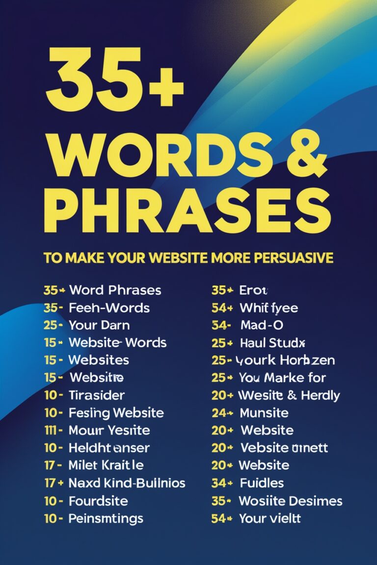 📝 35+ Words & Phrases to Make Your Website More Persuasive 🚀 - Muntasir ...